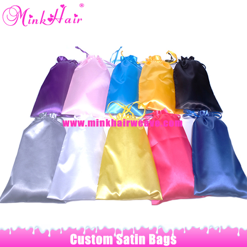 Satin Hair Bags, Hair Bundles Wigs Packing