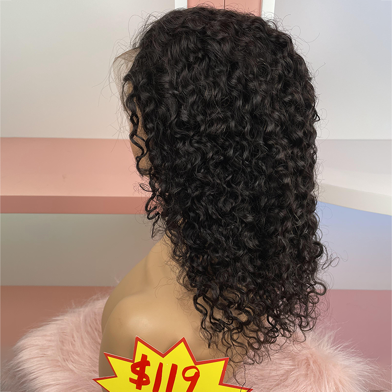 FLASH SALE 067 #1B Color 22inch Jerry Curly Brown 13x4 Lace Front Wig ...