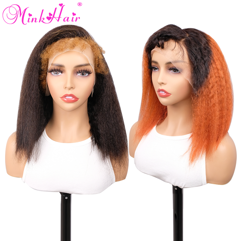 Ready-Made 1B/30 & 1B/350 Color Transparent Lace 13x4 Full Frontal Bob ...